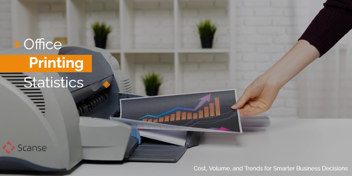 Office Printing Statistics 2025 (UPDATED): Cost, Volume, and Trends